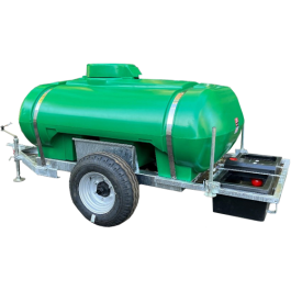 2000 Litre Water Bowser with Trough - Portable & Site Towable